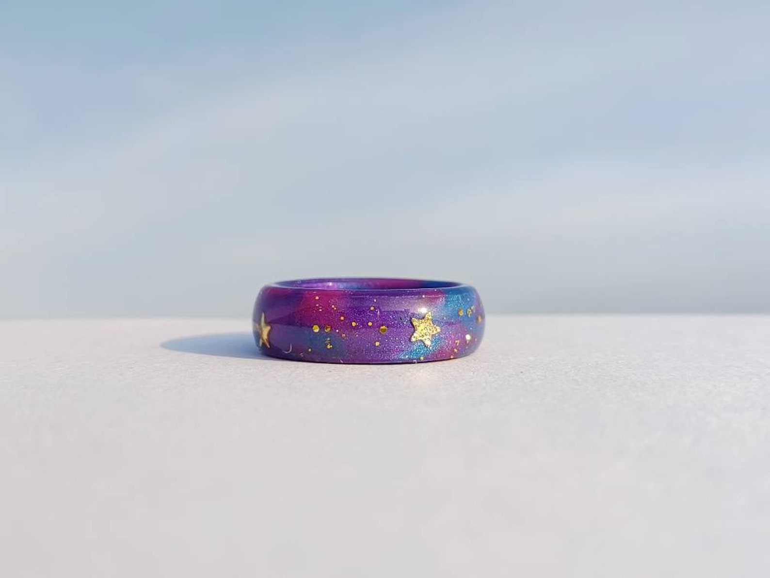Bi Ring Bisexual Pride Ring Pansexual Jewelry Resin Ring - Etsy