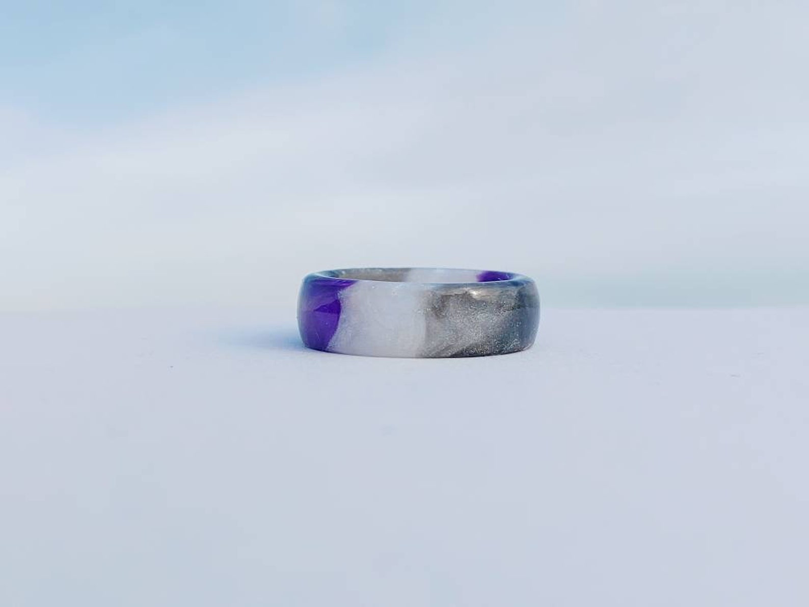 Asexual Ring Asexual Pride Ring Asexual Jewelry Asexual Etsy