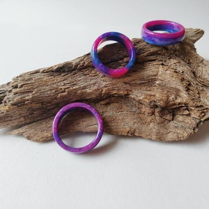 Bi Ring - Bisexual Pride Ring - Bisexual Jewelry - Bi Pride Jewelry ...
