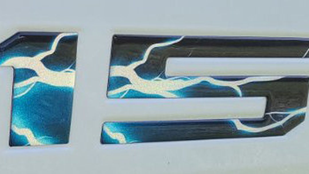 For 2021 2022 2023 and 21 22 23 LIGHTNING Raised Tailgate Decals ...