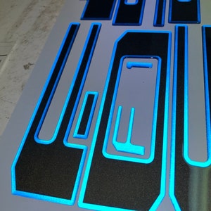 For 2018 2019 2020 Raised Tailgate Decals Stickers Insert Reflective ...