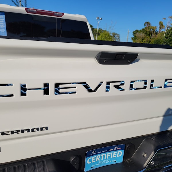Chevy Silverado Tailgate Letters - Etsy