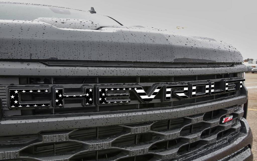 For CHEVROLET SILVERADO CUSTOM 2022 2023 2024 2025 Raised Front Grille ...