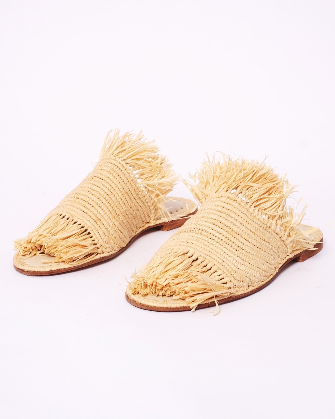 Stylish Handmade Raffia Sandals Comfortable Footwear for Women Perfect ...
