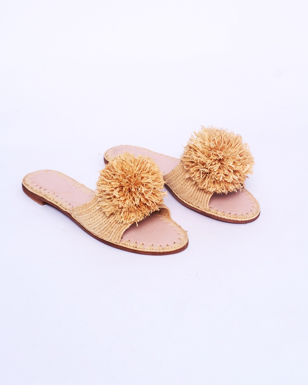 Stylish Handmade Raffia Sandals | Comfortable Footwear for Women ...