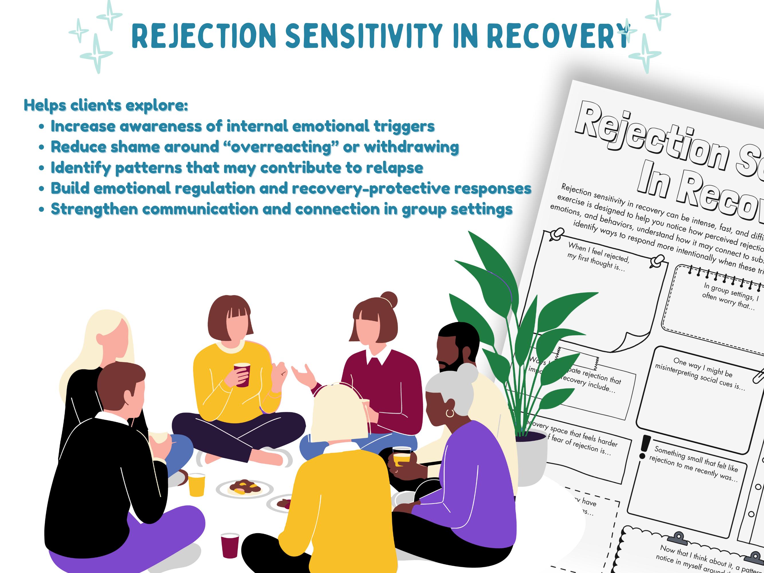Rejection Sensitivity in Addiction Recovery: Printable Worksheet ...