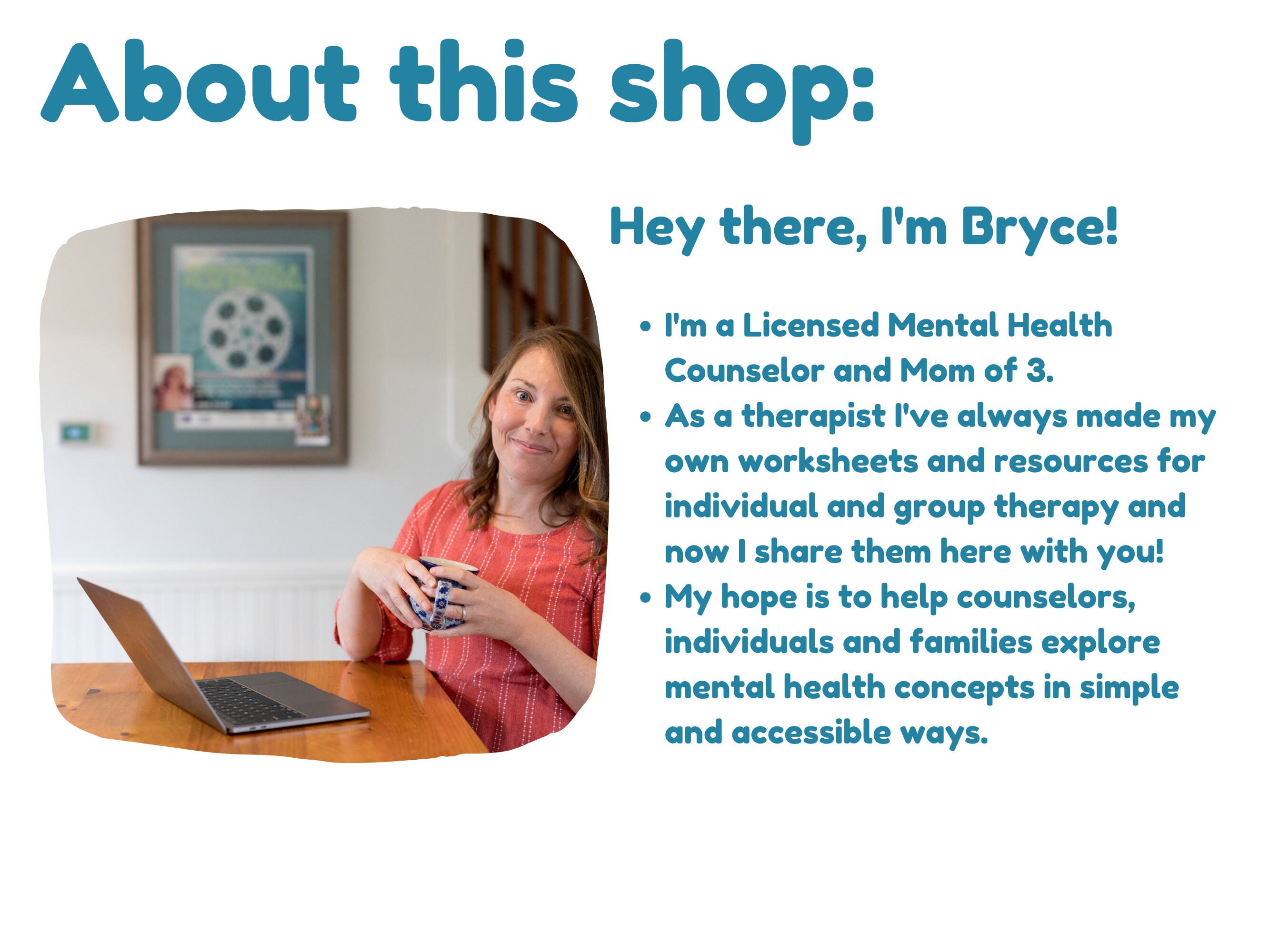 School Counselor Door Sign, Mental Health Tear off Flyer Therapy Office ...