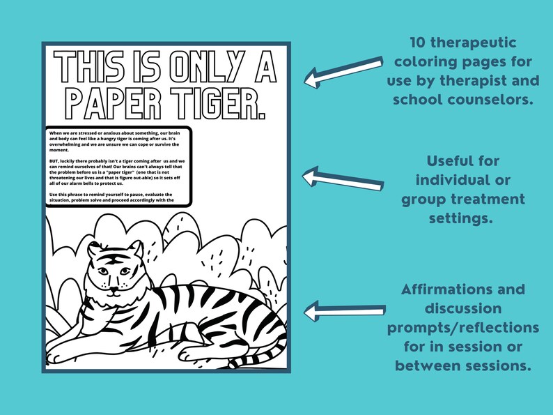 Anxiety Affirmations Coloring Pages - Adolescent Teen and Adult ...