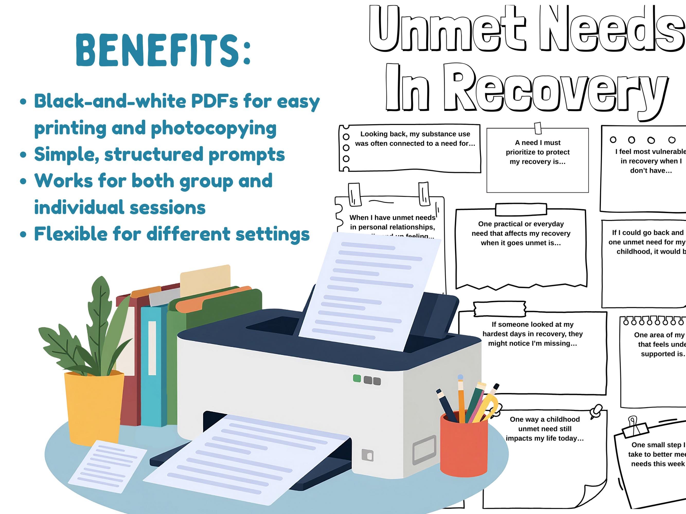 Unmet Needs in Addiction and Substance Use Recovery: Printable ...