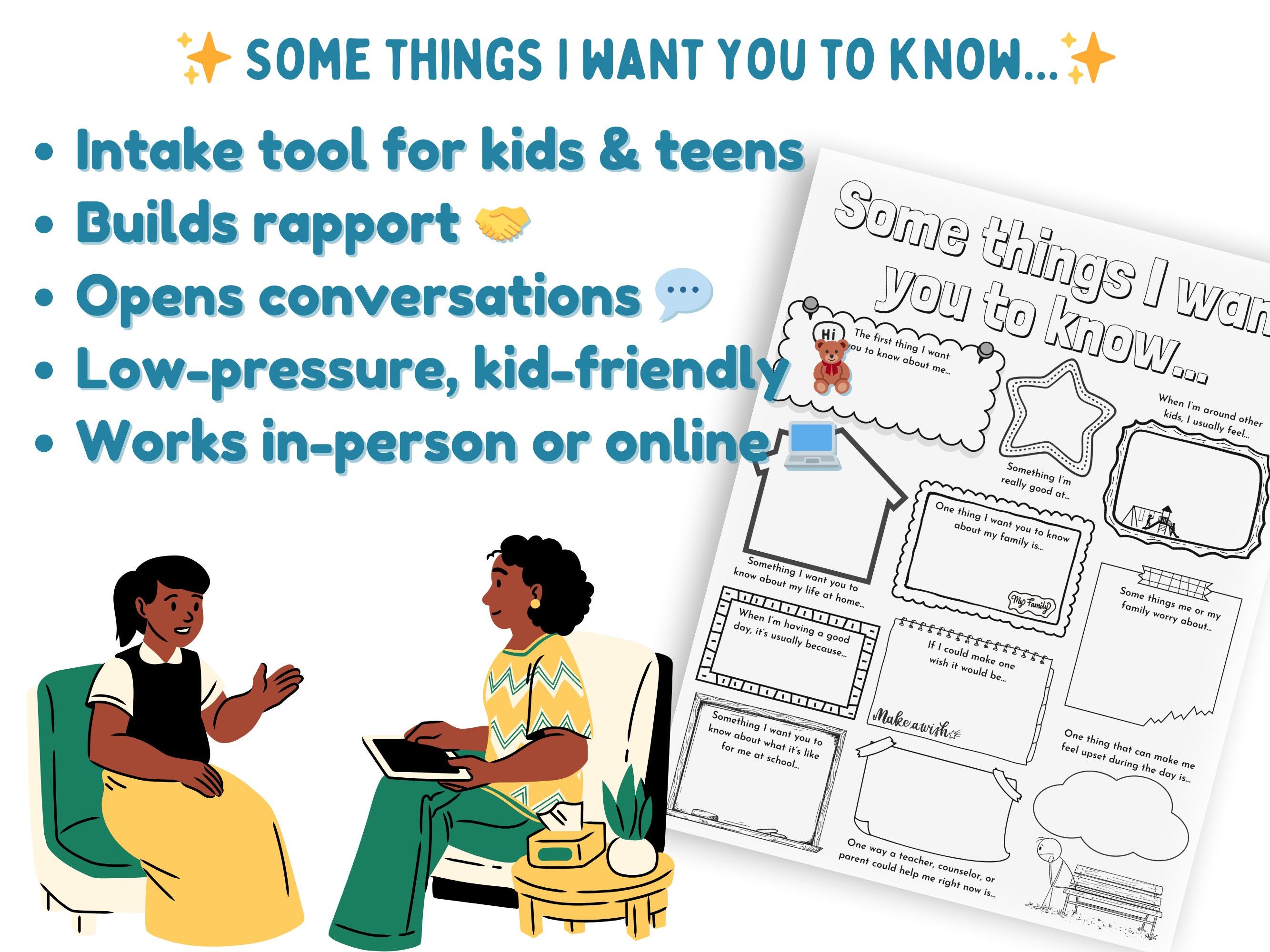 Child, Tween and Teen School and Mental Health Counseling All About Me ...