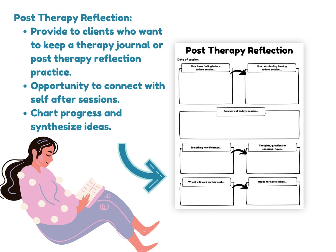 Pre & Post Therapy Notes, Therapist and School Counseling Tools ...