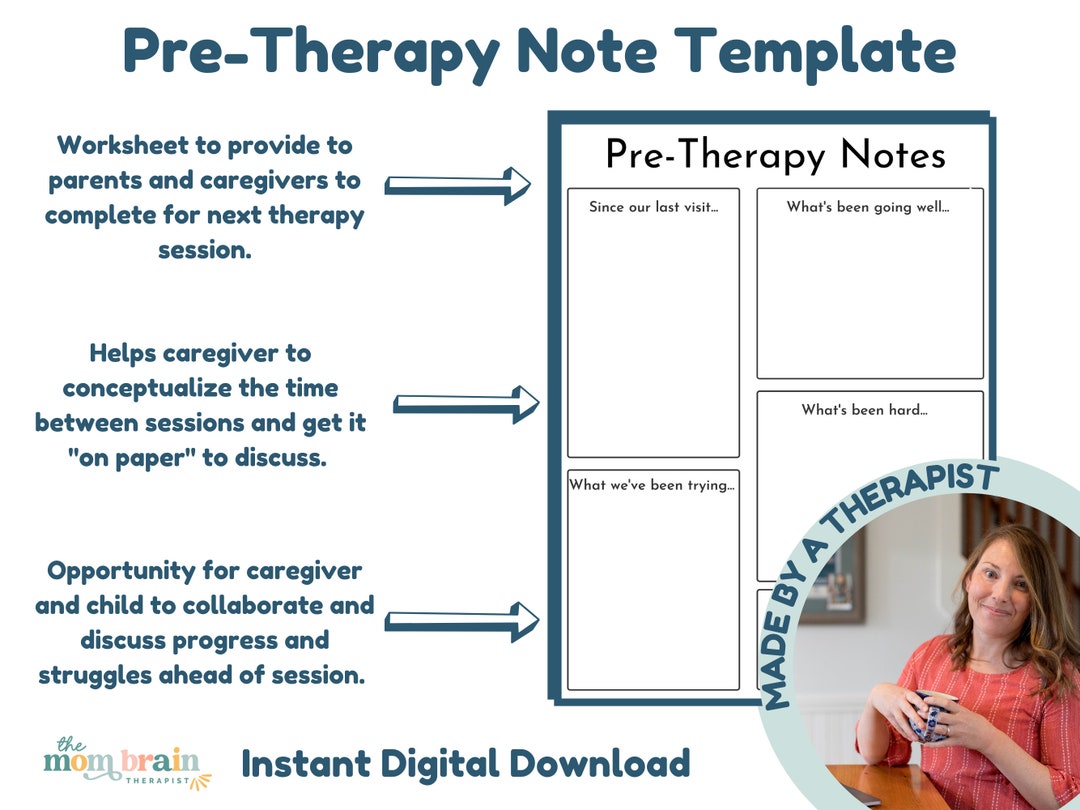 Pre-therapy Notes for Parents, Caregivers Child, Teen, Family Therapy ...