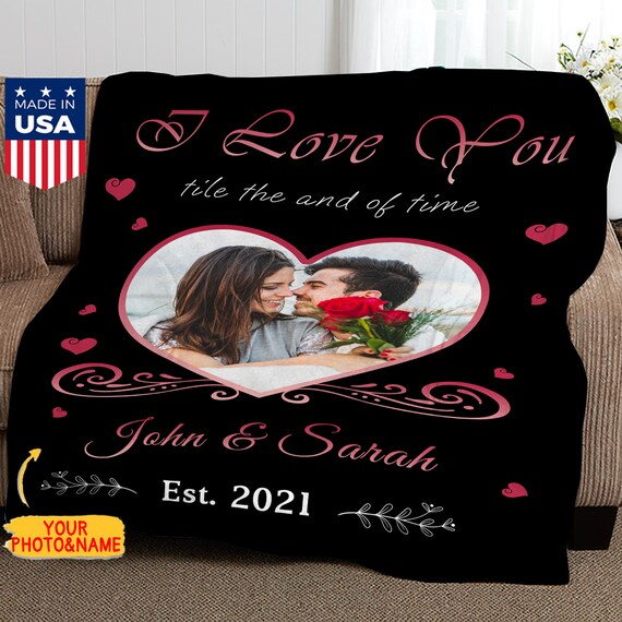 In Love Blanketcustom Photo Blanketpersonalized Picture - Etsy