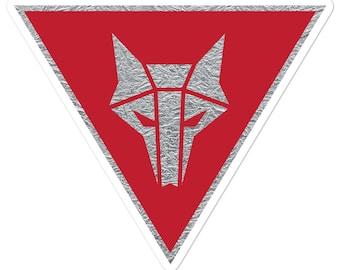 Red Rising Sticker Howler Omnis Vir Lupus - Etsy