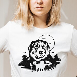 Shepherd Dog SVG File, Guard Dog Svg, Watcher Dog Svg, Sheep Dog Svg ...