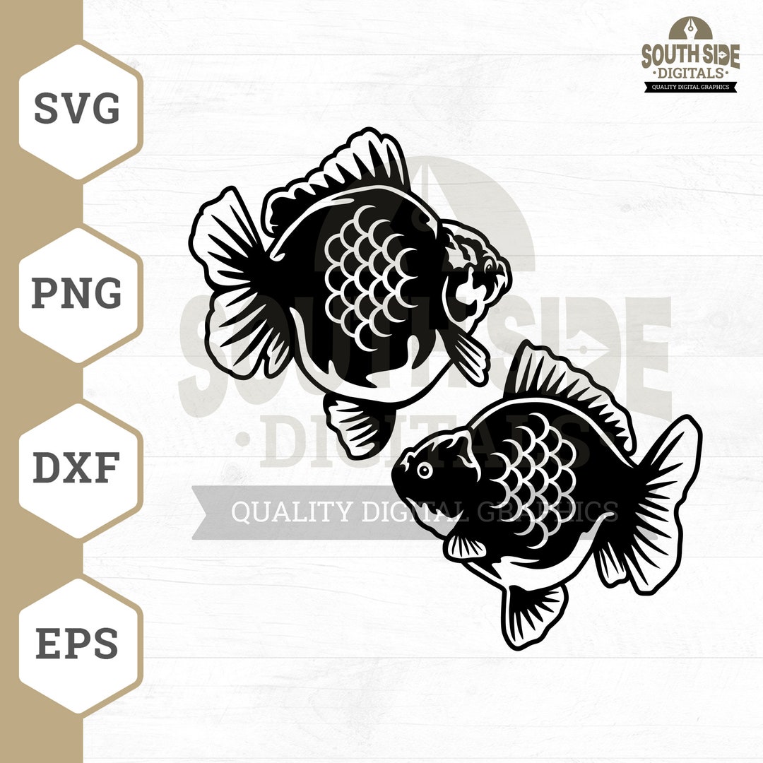 Oranda Goldfish Svg, Goldfish Svg, Ornamental Fish Svg, Goldfish Png ...