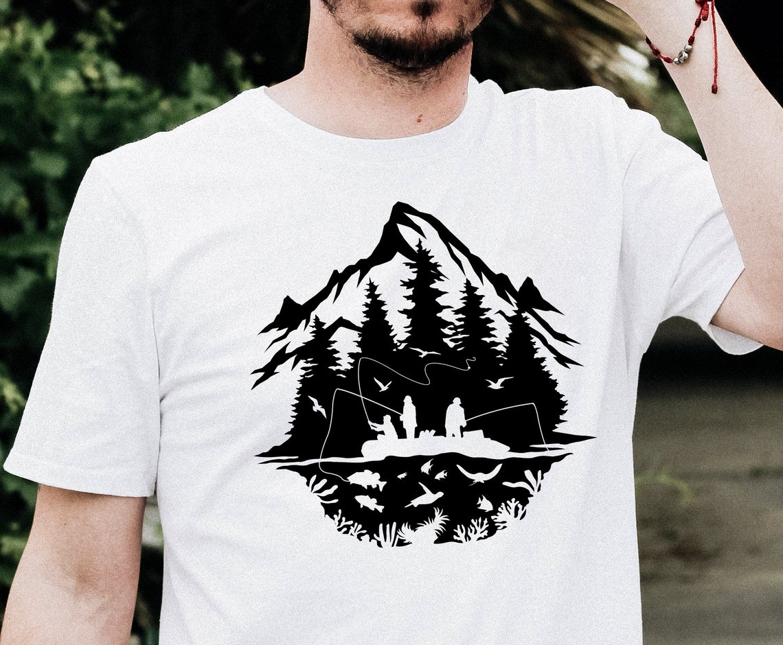 Fishing SVG File Outdoor Fishing Svg River Fishing Svg - Etsy