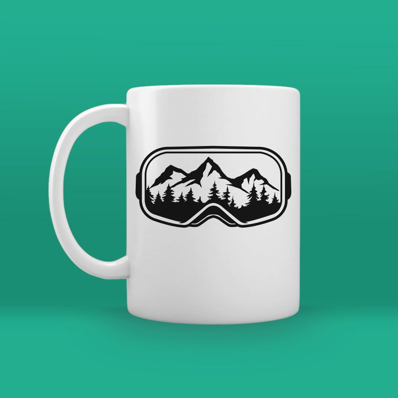 Snow Goggles SVG File Ski Mask Svg Mountain Goggles Svg - Etsy