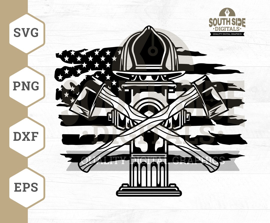 Firefighter Tools Svg Fire Hydrant Svg Firefighter Axe Svg - Etsy UK