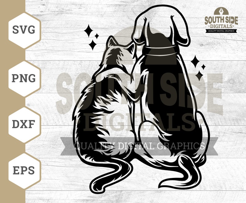 Best Buddy SVG File Buddies Svg Best Friend Svg Cat Friend - Etsy