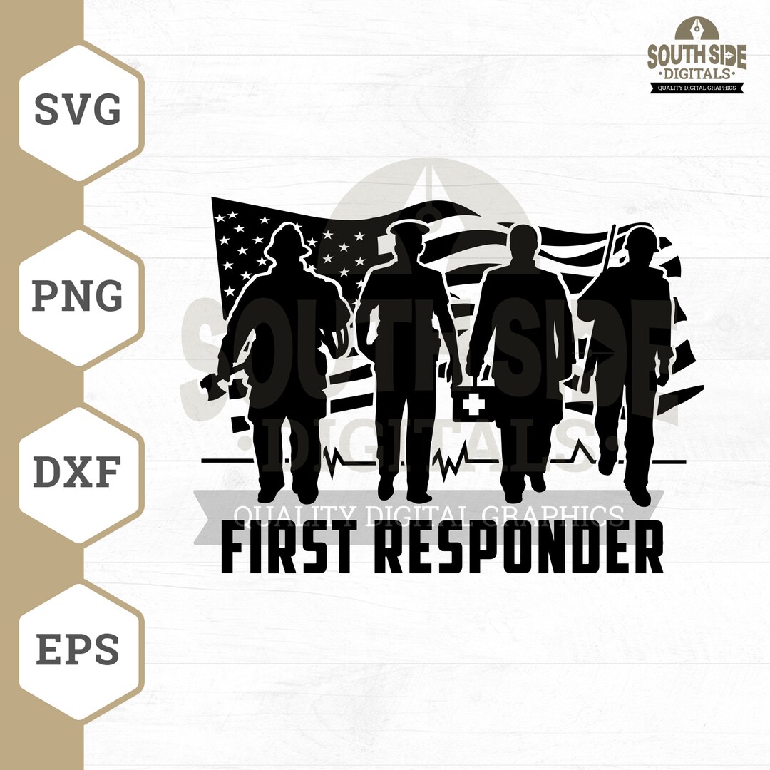 First Responder Svg, Emergency Rescue Svg, Rescue Team Svg, Medical ...