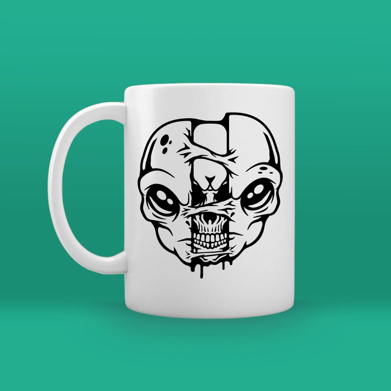 Alien With Human Skull Svg Skull Alien Svg Alien Skull Svg - Etsy