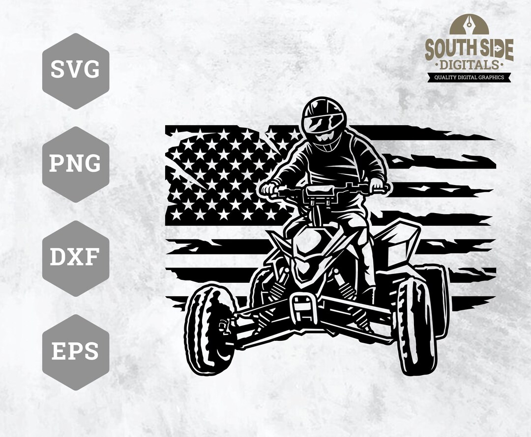 US ATV Svg File ATV Offroad Atv Riding Svg Extreme Sports - Etsy