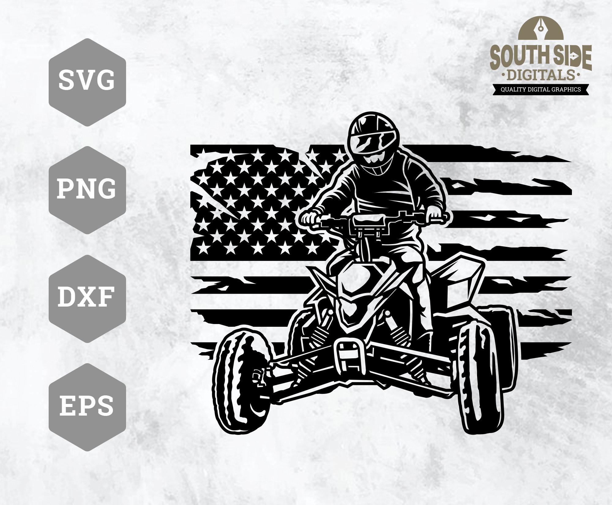 US ATV Svg File ATV Offroad Atv Riding Svg Extreme Sports - Etsy Hong Kong