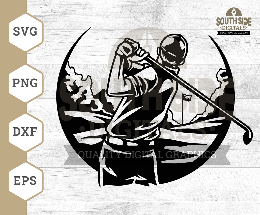Male Golfer Svg, Golfing Svg, Golfer Svg, Golf Player Svg, Golf Svg ...