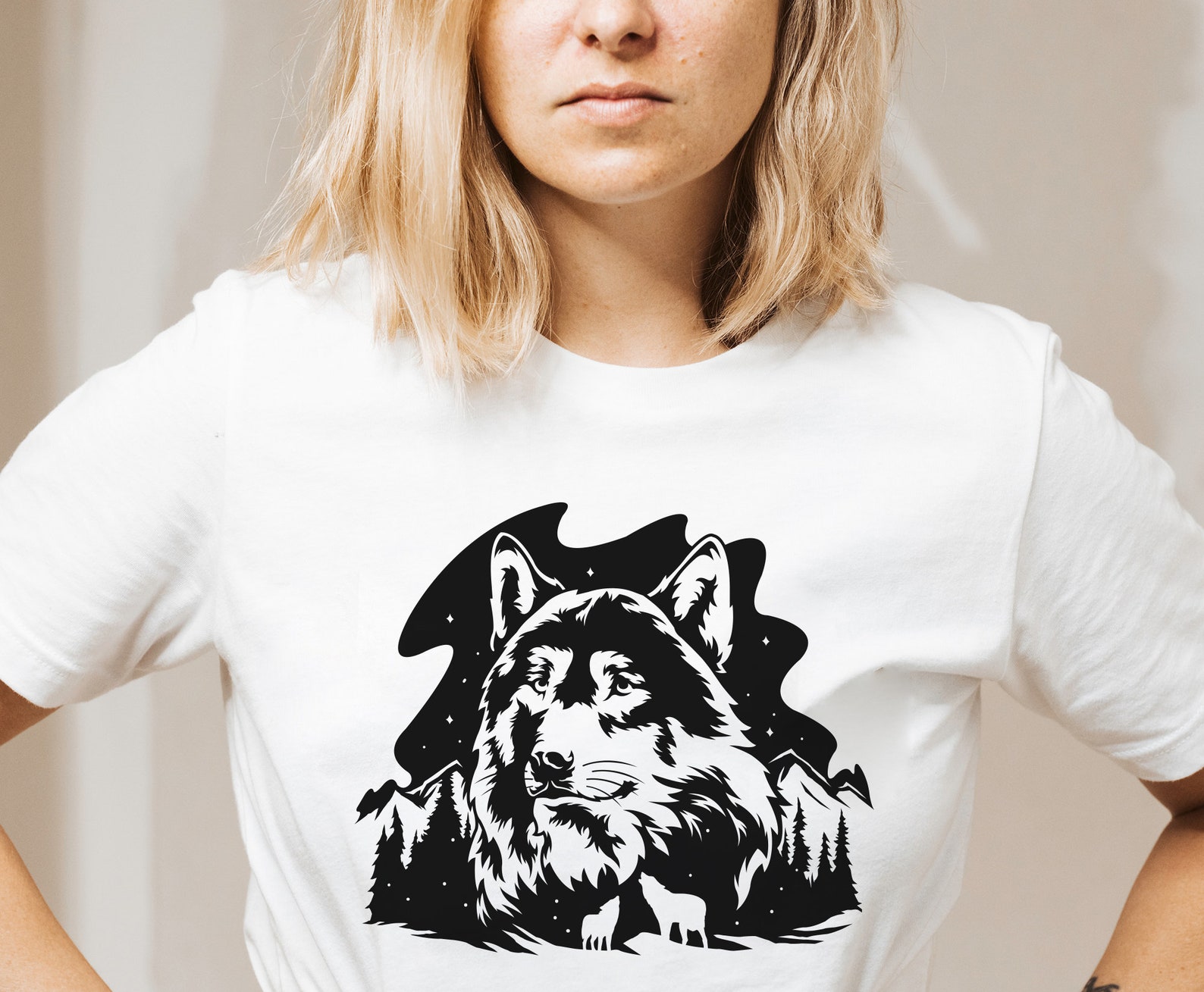 Wolf SVG File Wolf Svg Howling Wolf Svg Wolfpack Svg Wolf - Etsy