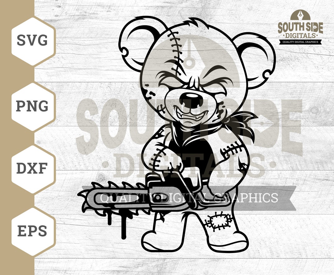 Bad Teddy Svg Scary Teddy Svg Angry Teddy Teddy Bear Svg - Etsy