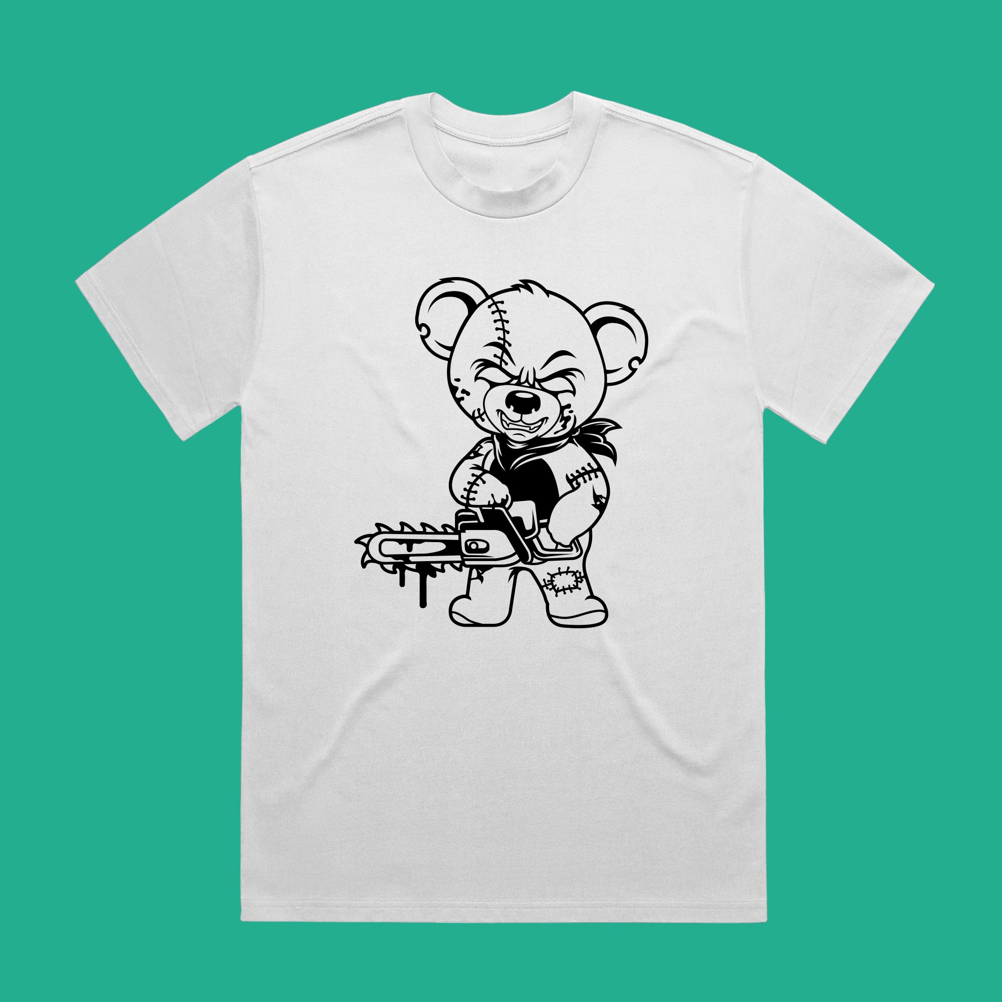 Bad Teddy Svg, Scary Teddy Svg, Angry Teddy, Teddy Bear Svg, Bear Svg ...