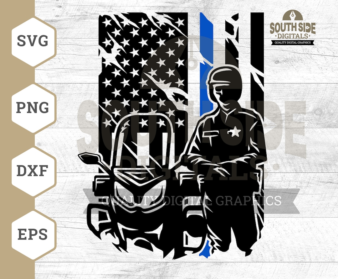 Motorcycle Police Svg US Police Svg Police Motorcycle Svg - Etsy