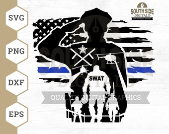 US Police Svg, American Police Svg, Swat Police Svg, Police Svg, US ...