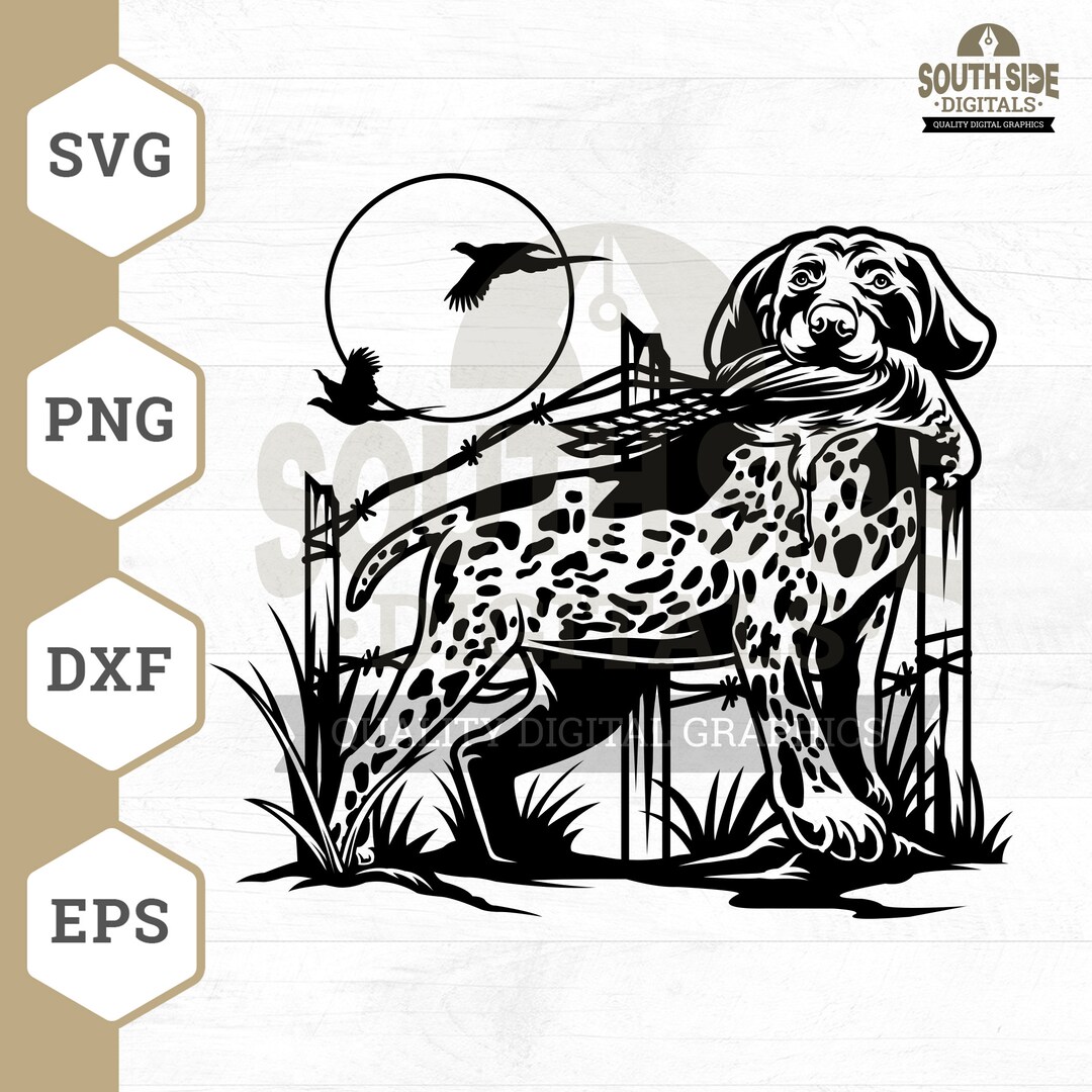Hunting Dog SVG File, Bird Hunting Svg, Hunting Season Svg, Bird Hunt ...