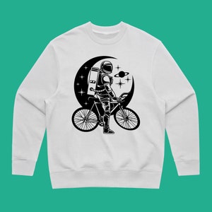Astronaut Riding Bike Svg, Riding Astronaut Svg, Space Svg, Ride to ...