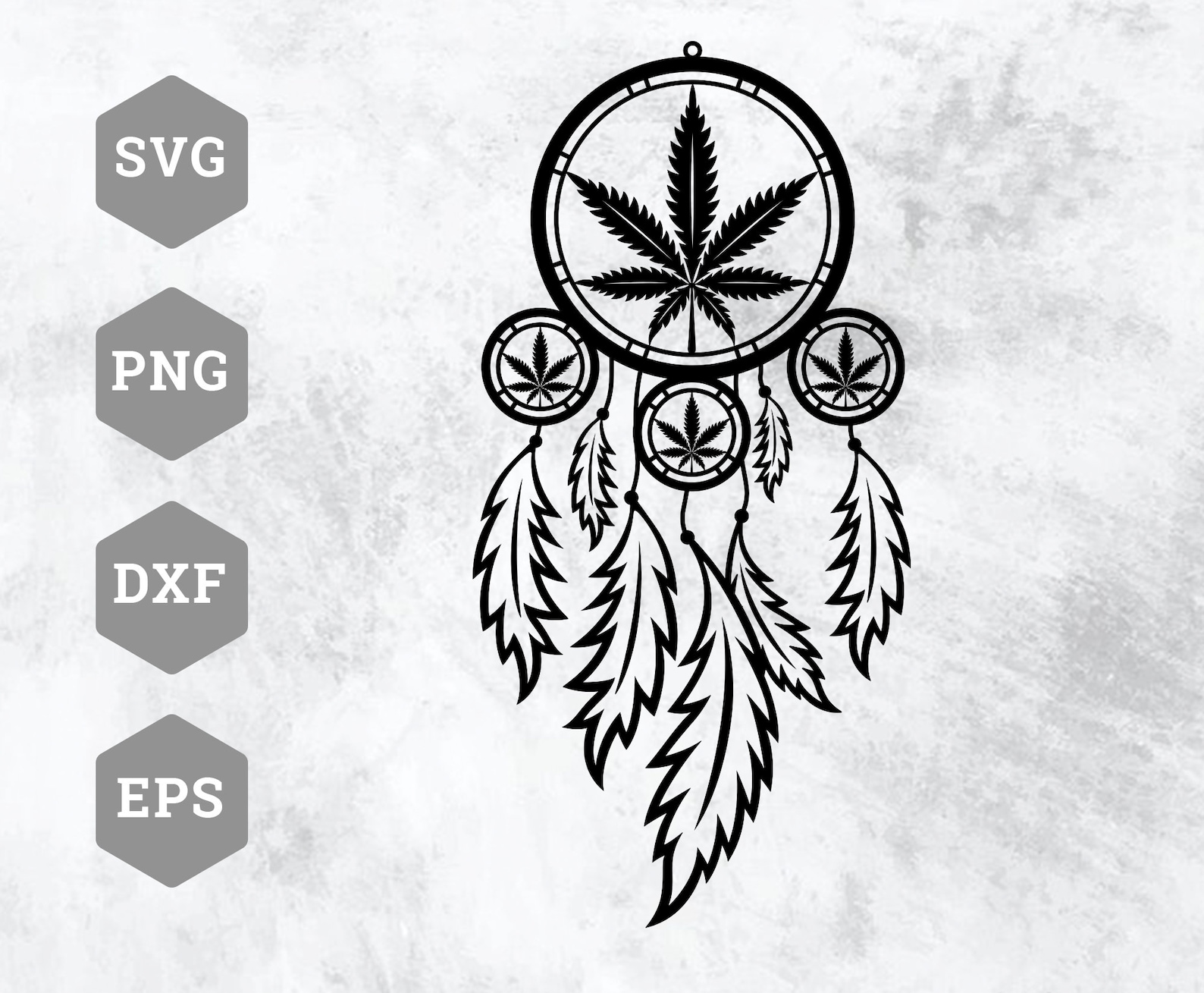 Dream Catcher Weed SVG File Dope Catcher svg Marijuana svg - Etsy España