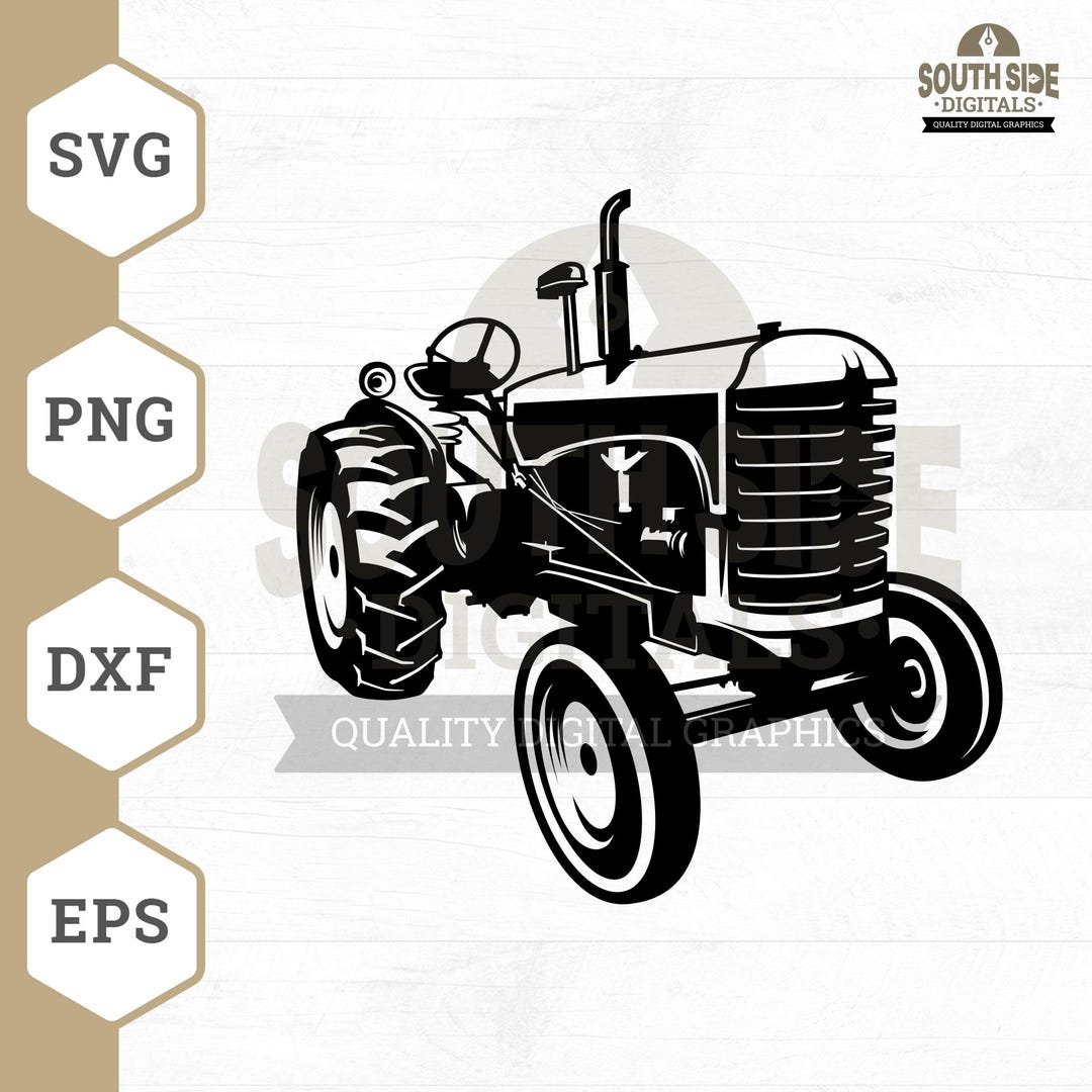 Tractor Svg, Big Tractor Svg, Farm Tractor Svg, Harvest Tractor Svg ...