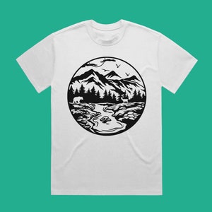 Forest River SVG File, Nature Svg, Forest Svg, Rivers Svg, Nature ...