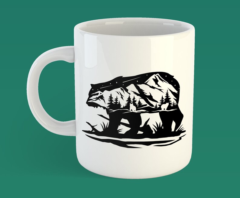 Bear in the Wild Svg Brown Bear Svg Black Bear Svg Grizzly - Etsy