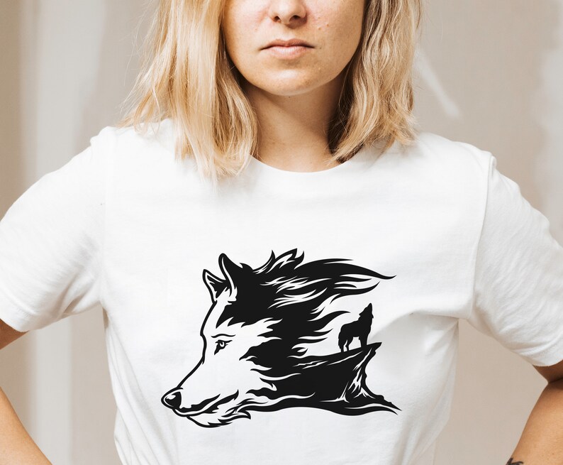 Howling Wolf SVG File Wolf Howl Svg Wolf Svg Wild Wolf Svg - Etsy