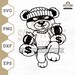 Money Bear Svg, Hustling Bear Svg, Bear Svg, Money Bear Png, Teddy Bear ...