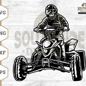 ATV Rider Svg, ATV Motocross Svg, ATV Racing Svg, All Terrain Vehicle ...