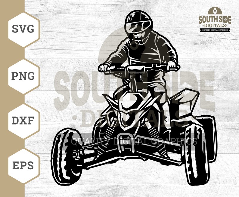 ATV Rider Svg ATV Motocross Svg ATV Racing Svg All Terrain - Etsy