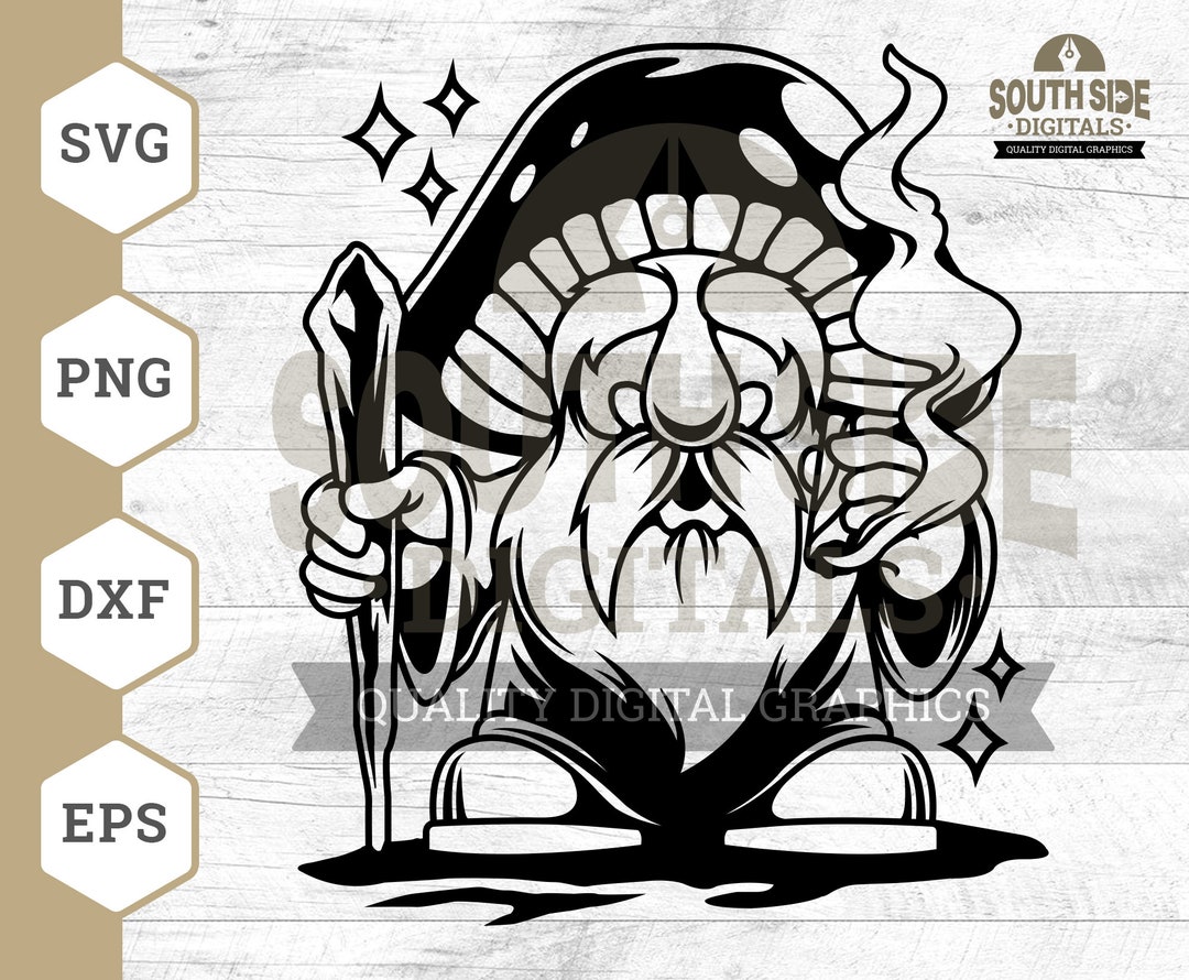 Smoking Gnome SVG File, Gnome Smoking Weed Svg, Gnome Smoking Svg ...