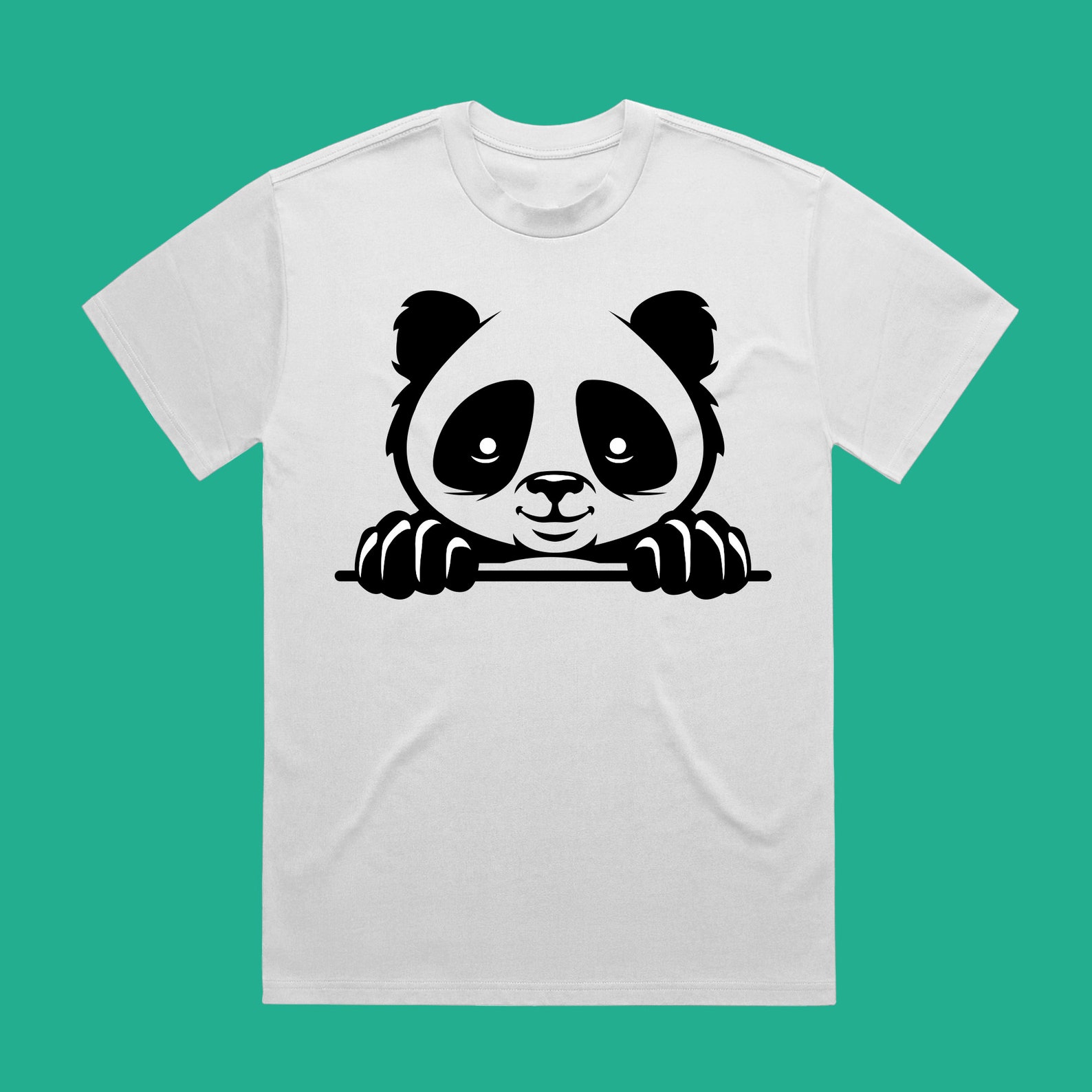 Peeking Panda SVG File Cute Panda Svg Happy Panda Svg - Etsy