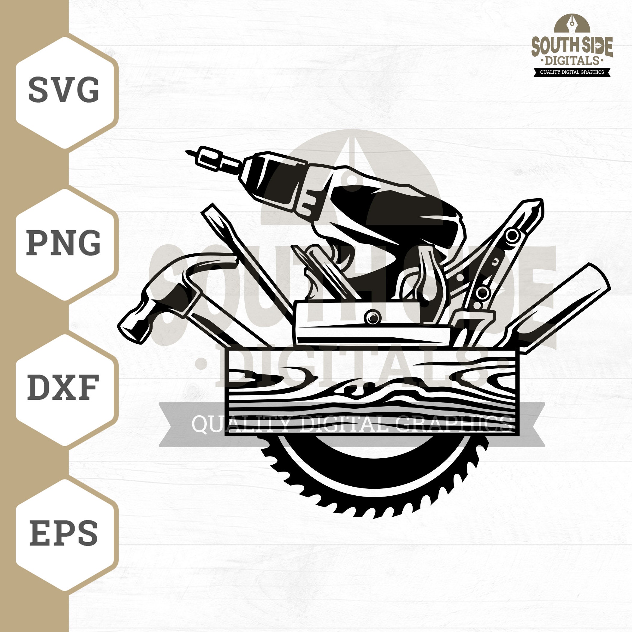 Carpenter Tools SVG: Woodworking DIY Clipart (digital Download) - Etsy