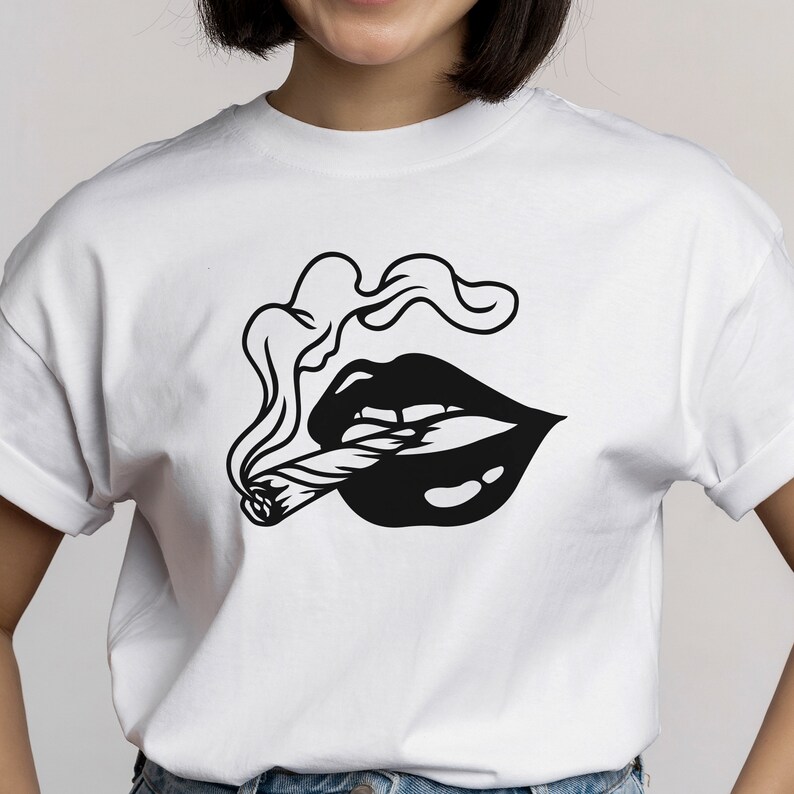Lips Smoking Joints SVG File Smoking Lips Svg Lips Smoking - Etsy