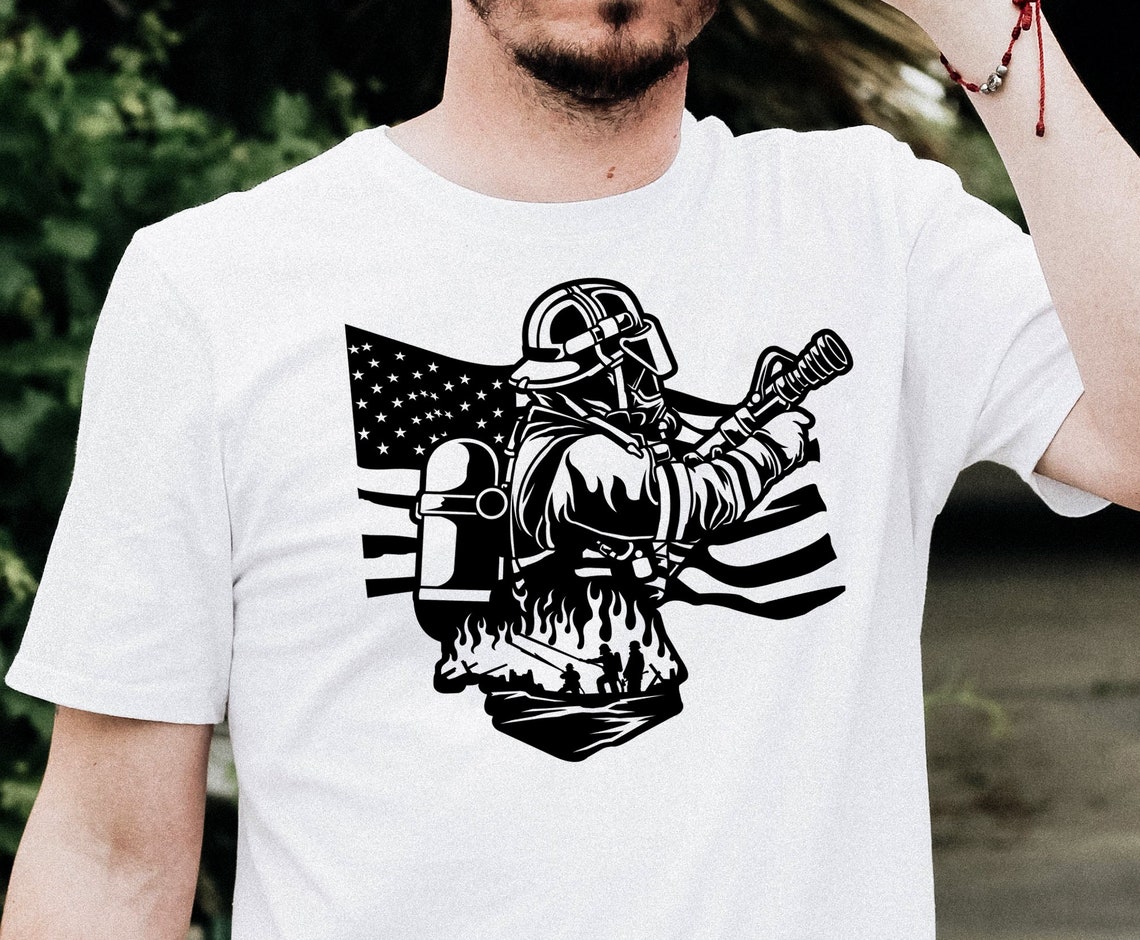 US Fire Fighter SVG File US Fire Fighter Svg Firemen Svg - Etsy