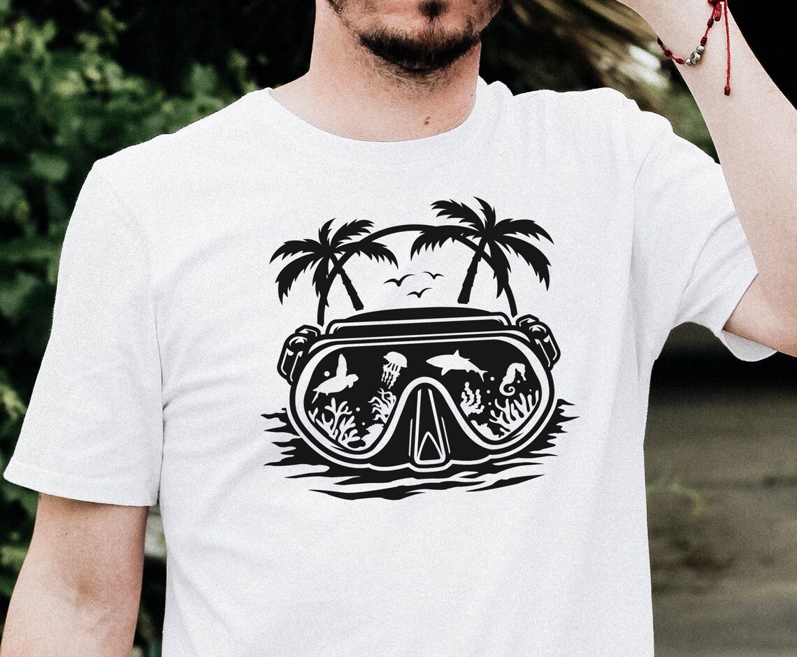 Scuba Diver Mask SVG File Scuba Mask Svg Divers Mask Svg - Etsy